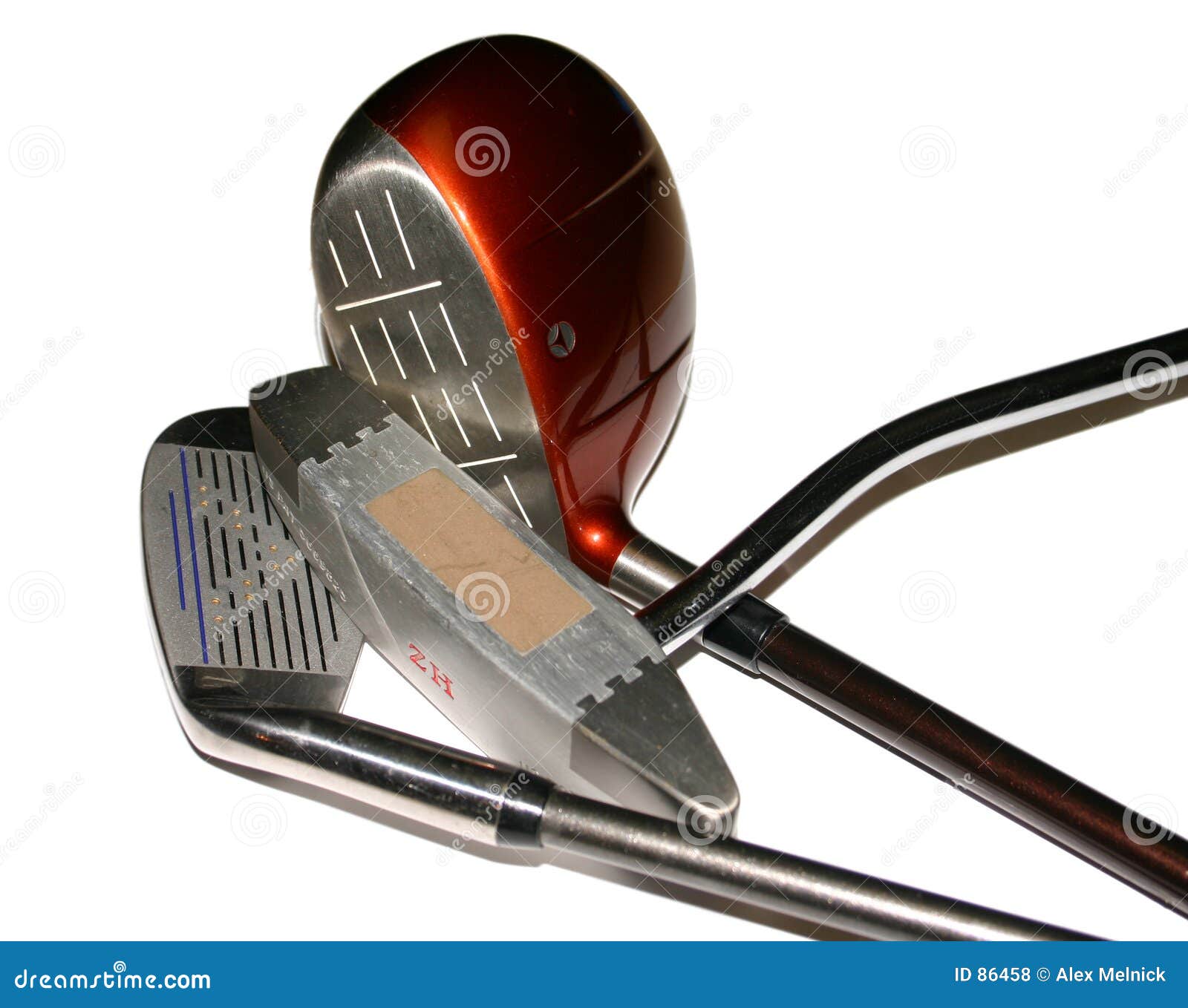 3 Golf Clubs stock photo. Image of putter, game, putt, sport - 86458