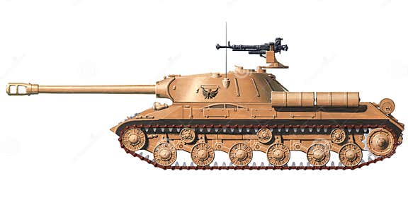 Is-3 heavy tank stock illustration. Illustration of weapon - 2312527