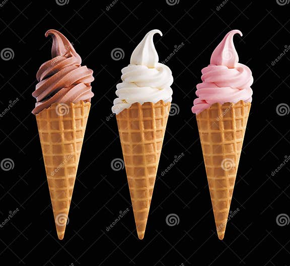 3 ice cream stock image. Image of chocolate, delicious - 19486891