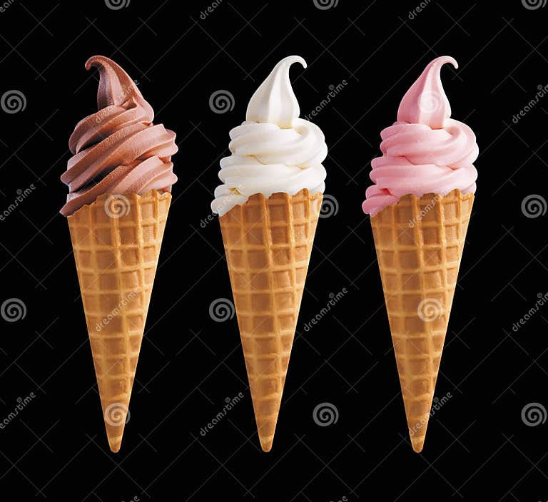 3 ice cream stock image. Image of chocolate, delicious - 19486891