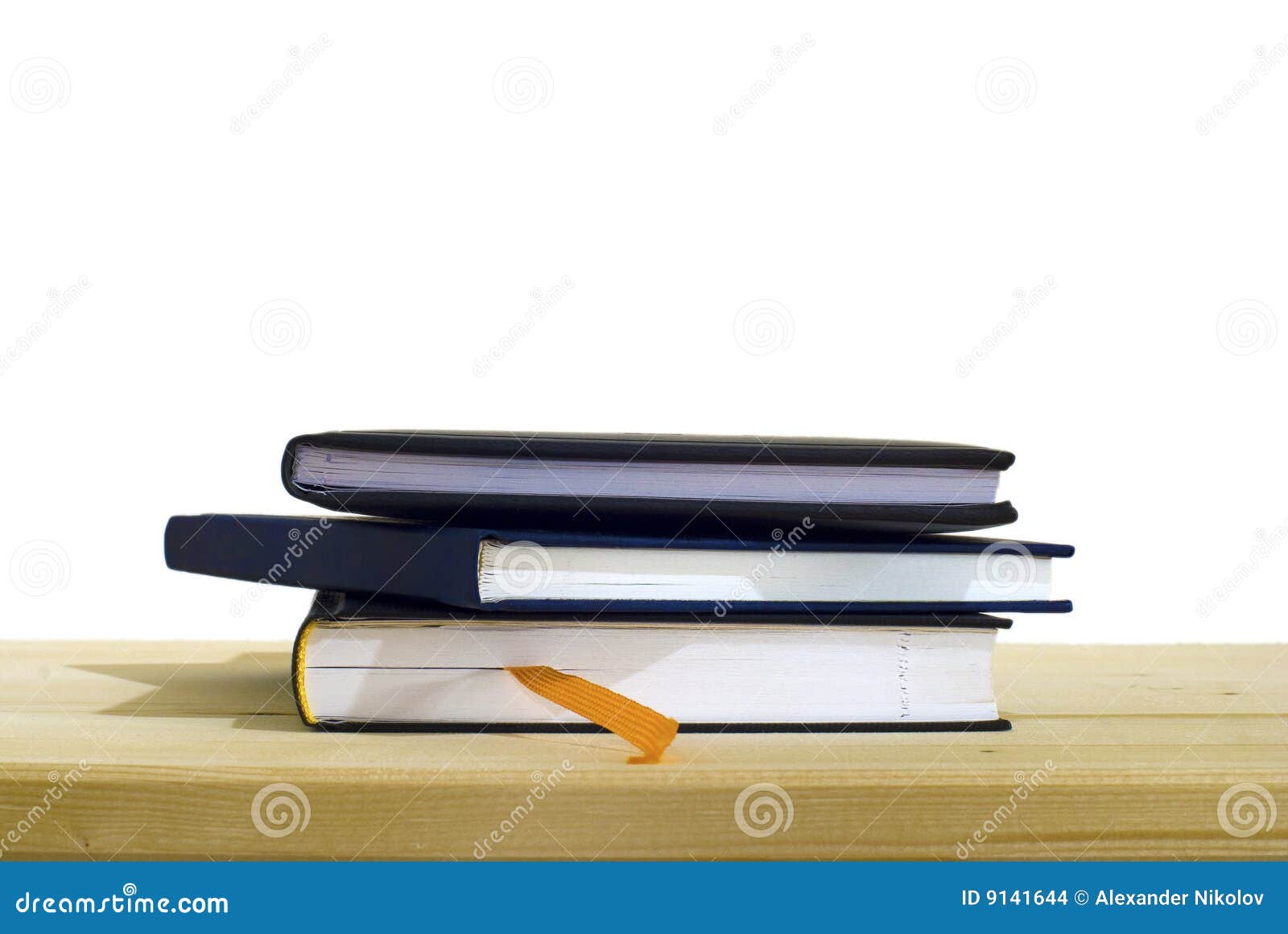 3 Isolated books stock photo. Image of scheduler, reading - 9141644