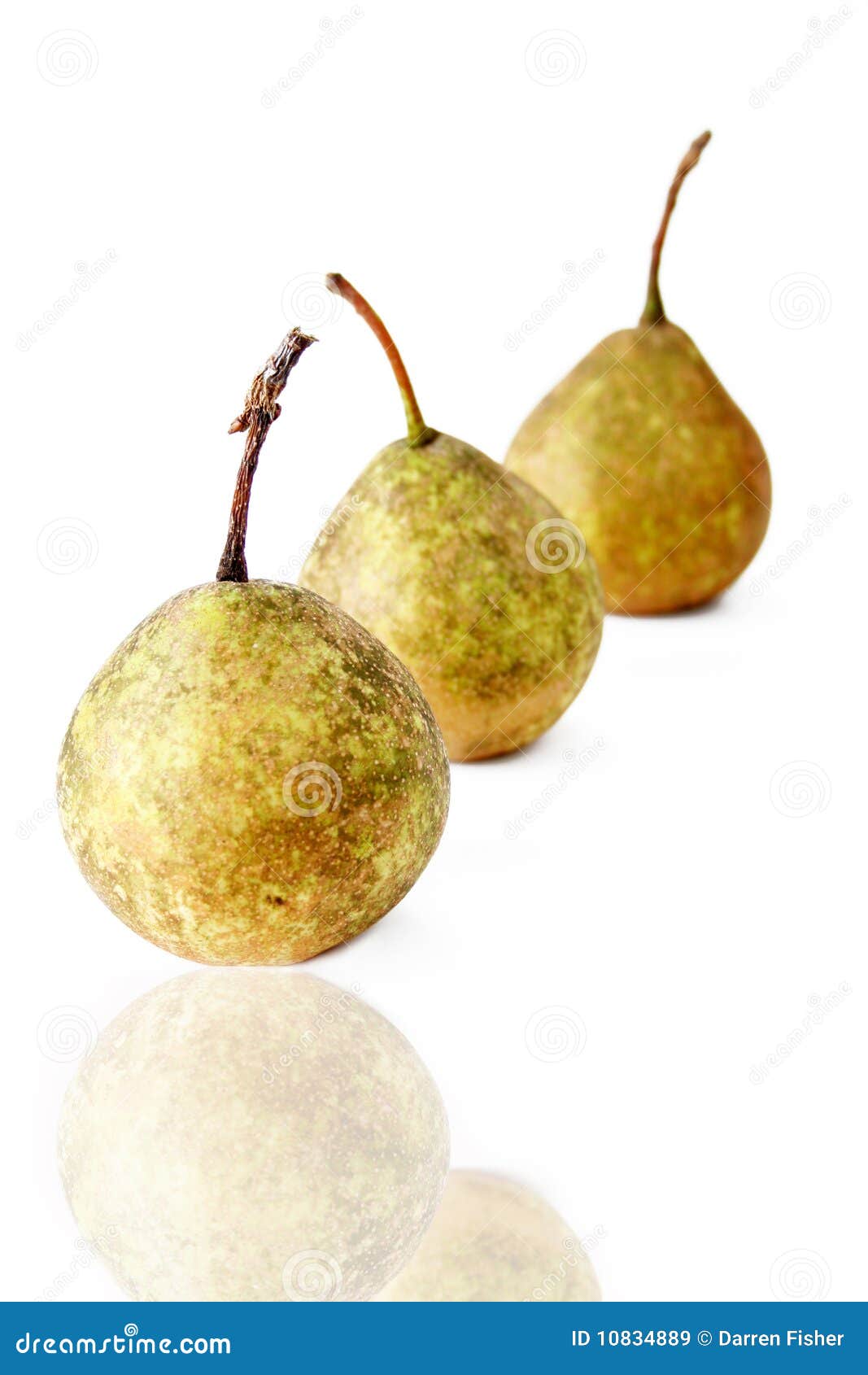 3 Pears stock image. Image of isolated, ripe, colorful - 10834889