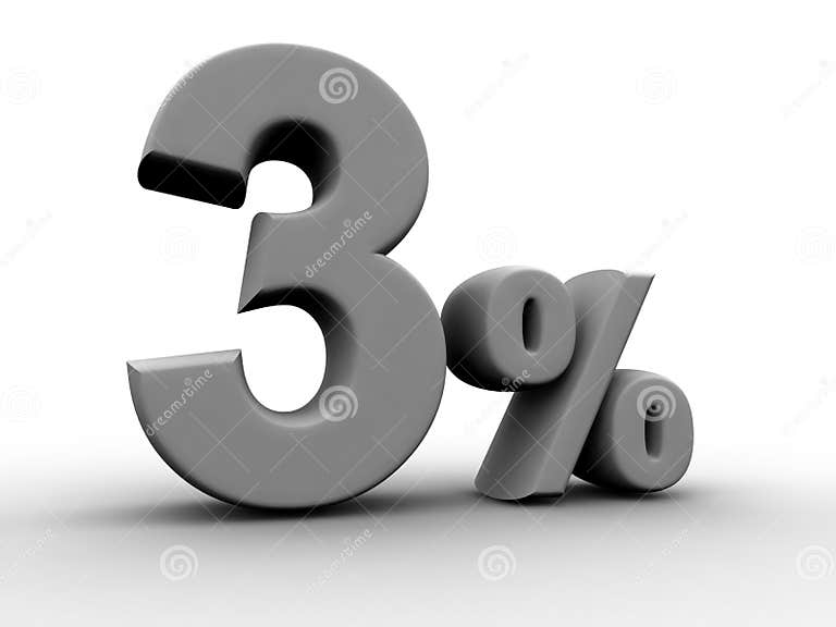 3 Percent stock illustration. Illustration of offer, balance - 2465134
