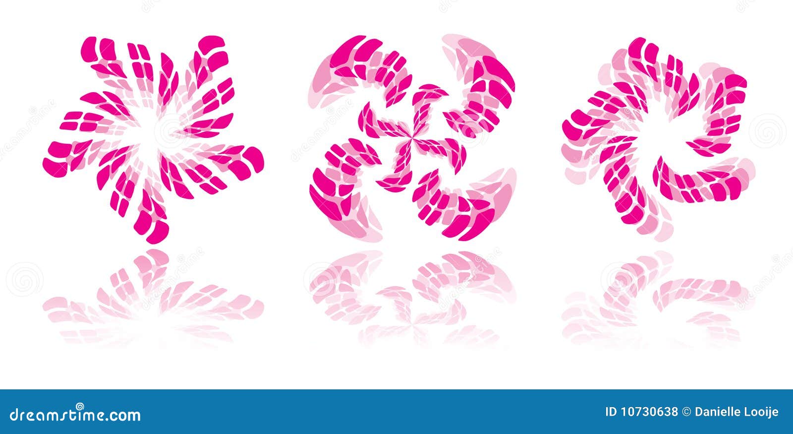 3 Pink Design Graphics - Vector Stock Vector - Illustration of colours ...