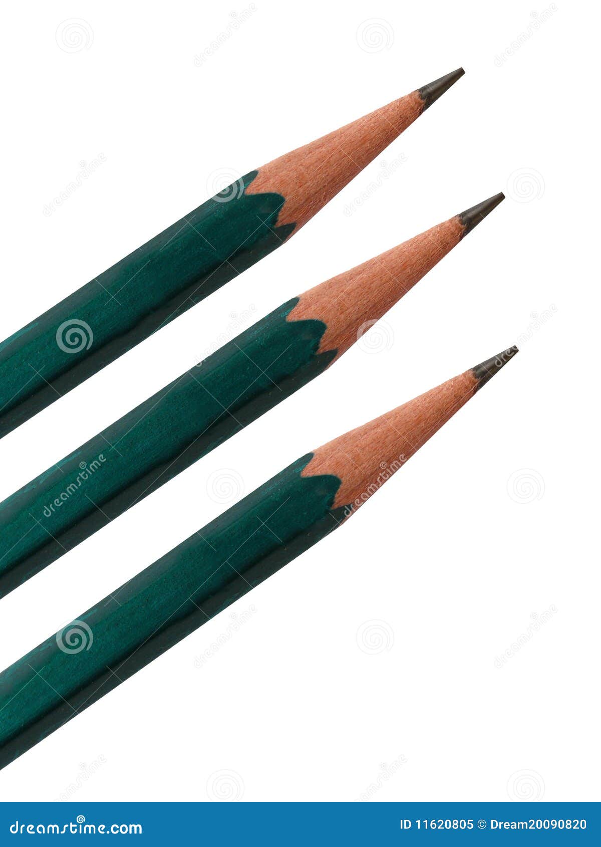 3 potloden stock afbeelding. Image of kinderen, achtergrond - 11620805