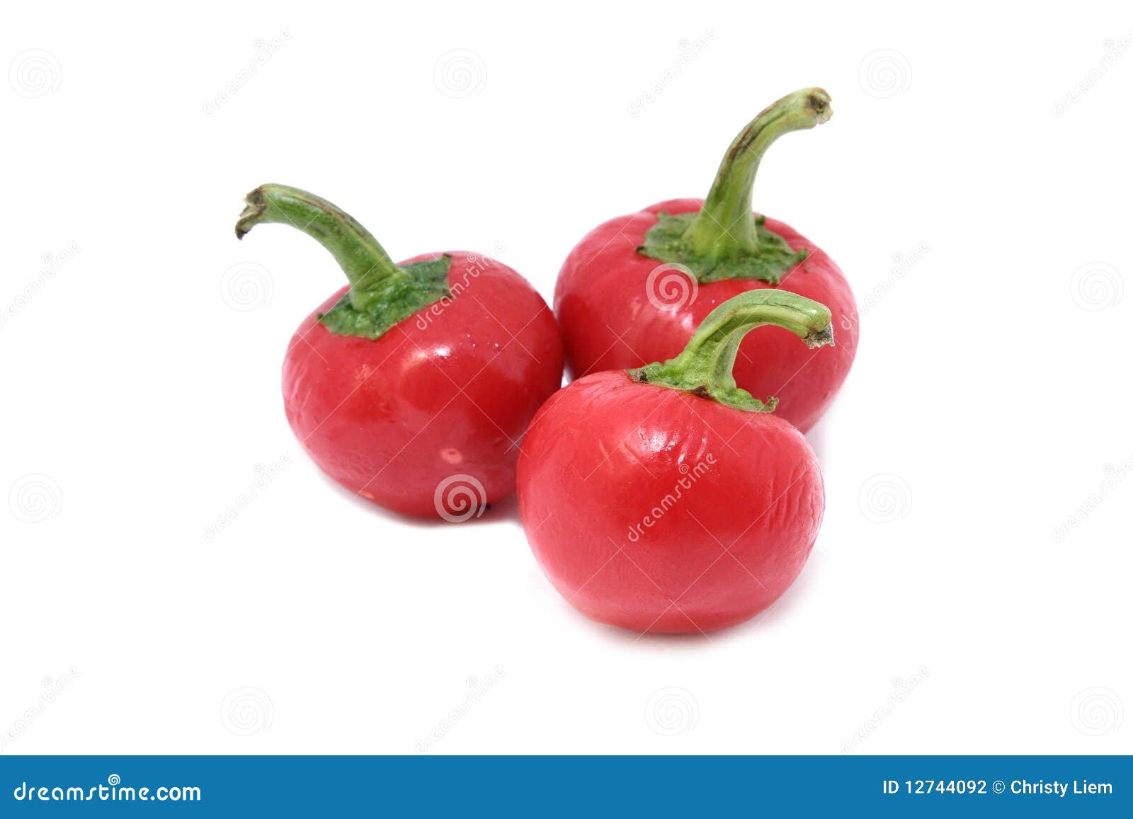 3 round chillies stock photo. Image of dietary, culinary - 12744092