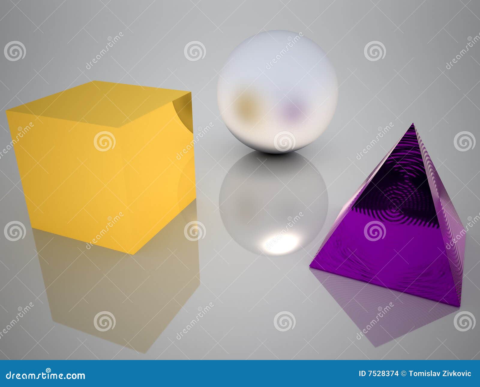 3 Solids Stock Photo | CartoonDealer.com #7528374