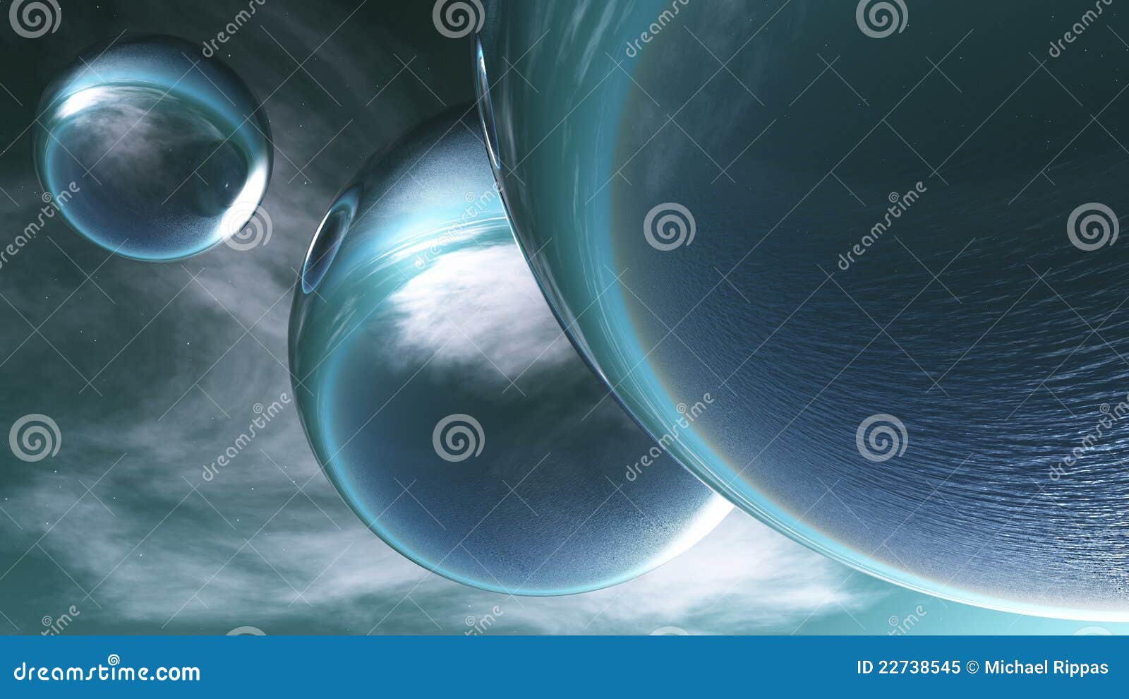 3 spheres stock illustration. Illustration of science - 22738545
