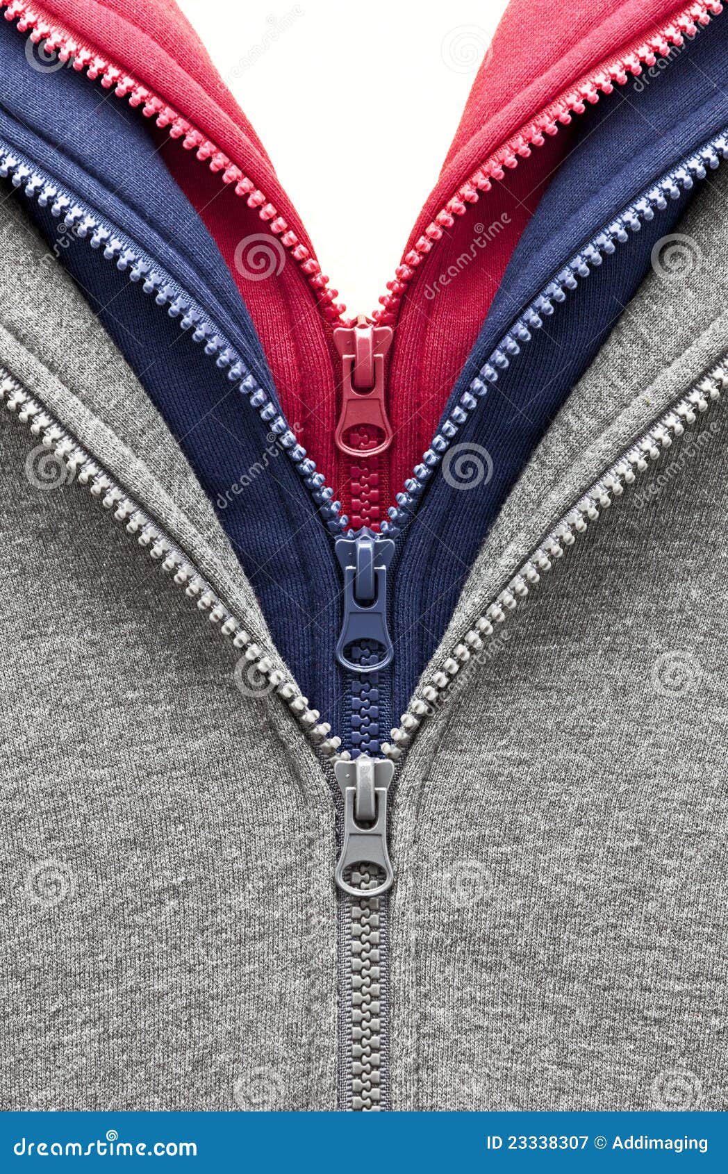 3 zippers stock image. Image of separation, open, texture - 23338307