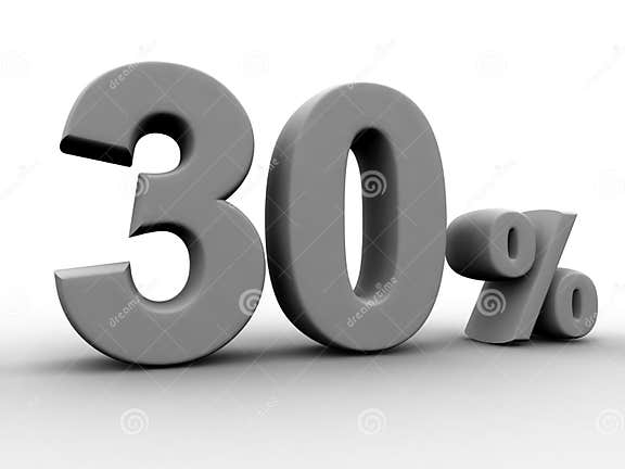 30 Percent stock illustration. Illustration of sale, mega - 2465138