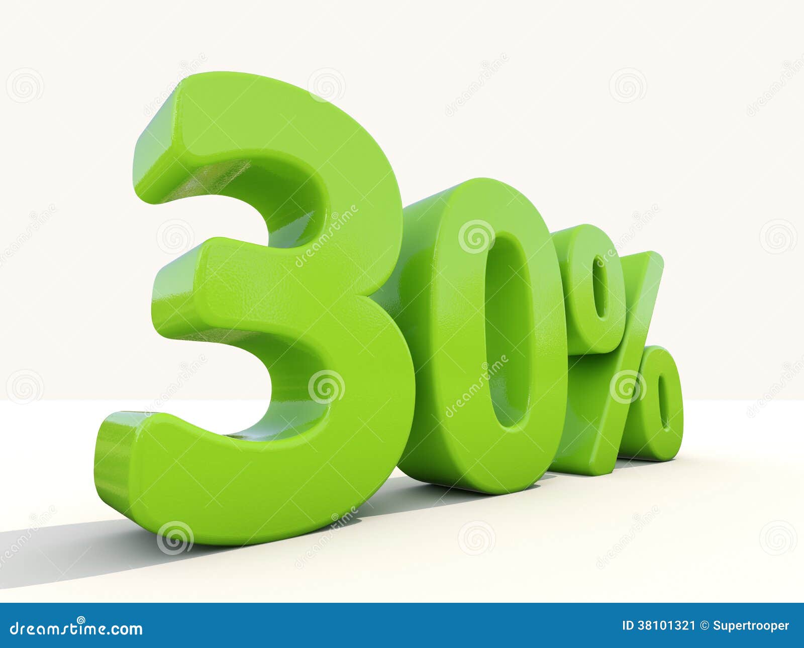 30 Percentage Rate Icon on a White Background Stock Illustration ...
