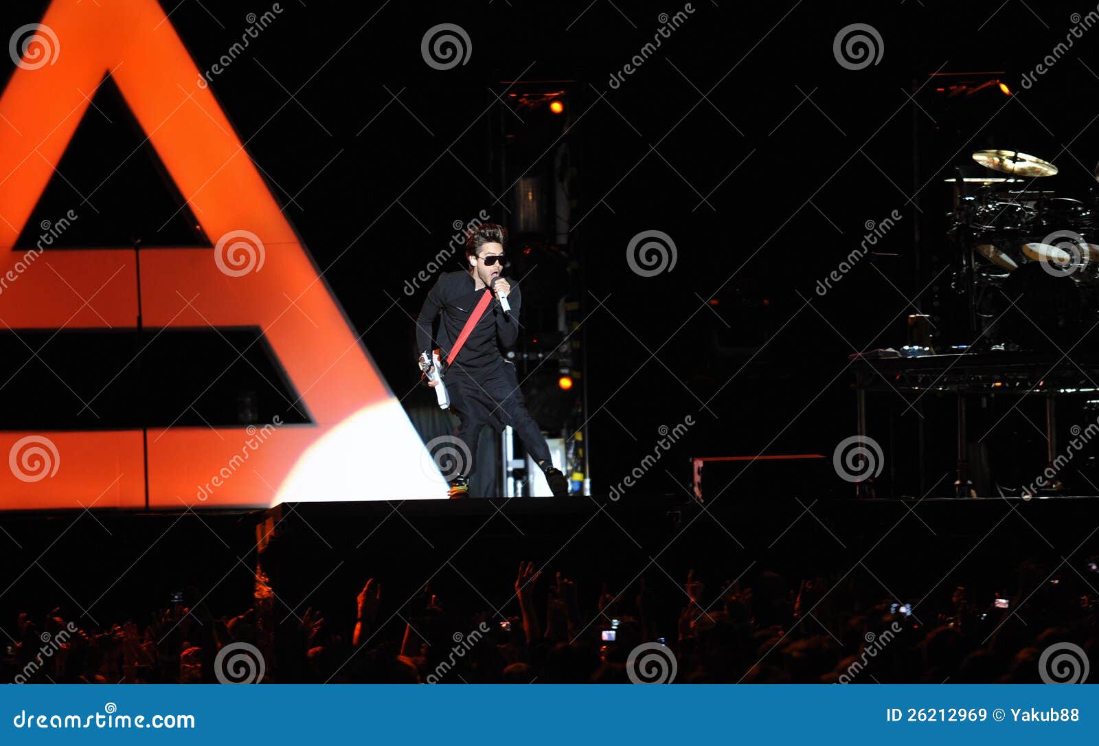 30 Seconds to Mars editorial stock image. Image of leader - 26212969