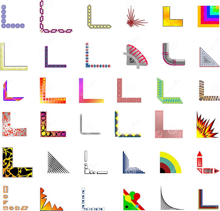 35+ Vector Corner/Border Designs Stock Vector - Illustration of ...
