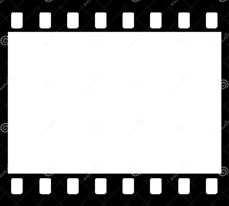 35mm Film Strip frame stock vector. Illustration of retro - 822242