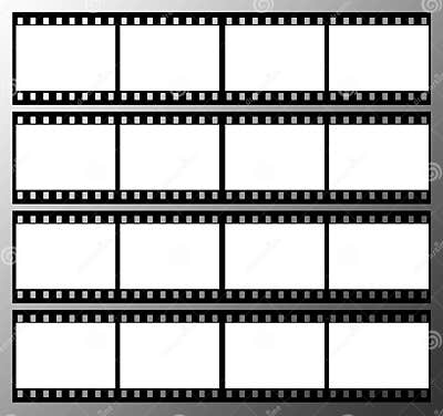 35mm Film Strip Frame Frames Stock Vector - Illustration of emulsion ...