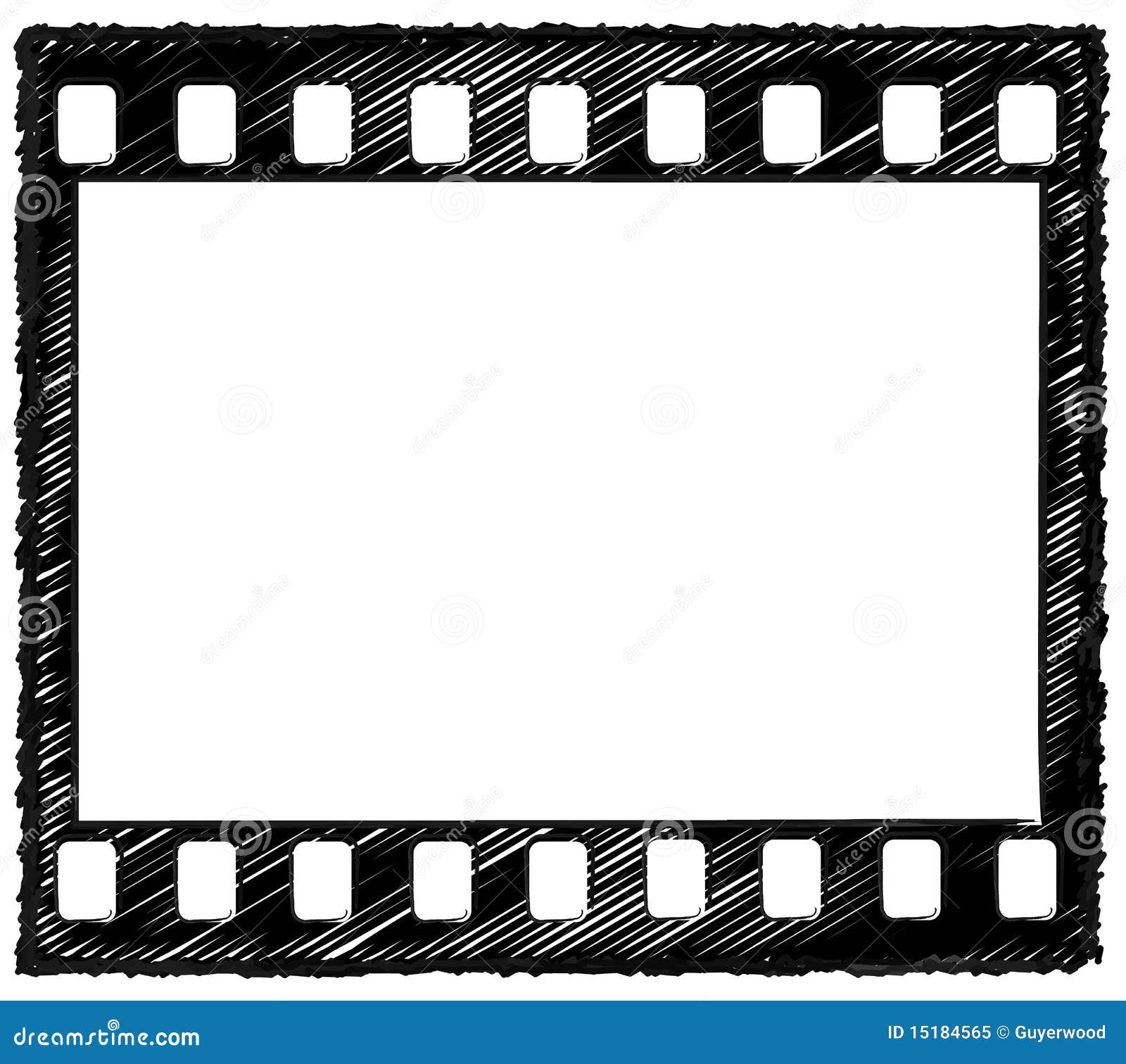 35mm frame sketch stock illustration. Illustration of traditional ...