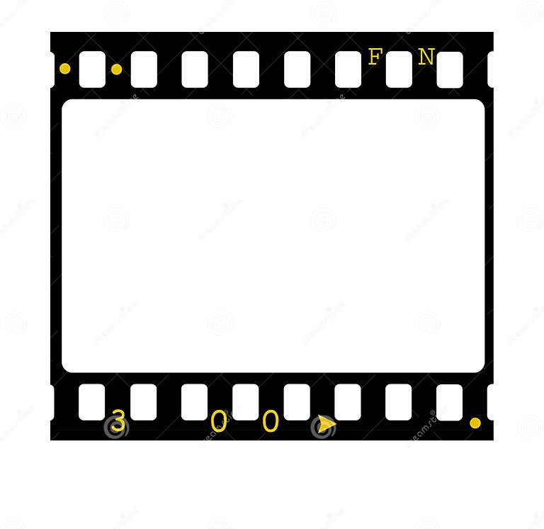 35mm slide frame stock illustration. Illustration of filmstrip - 3995308