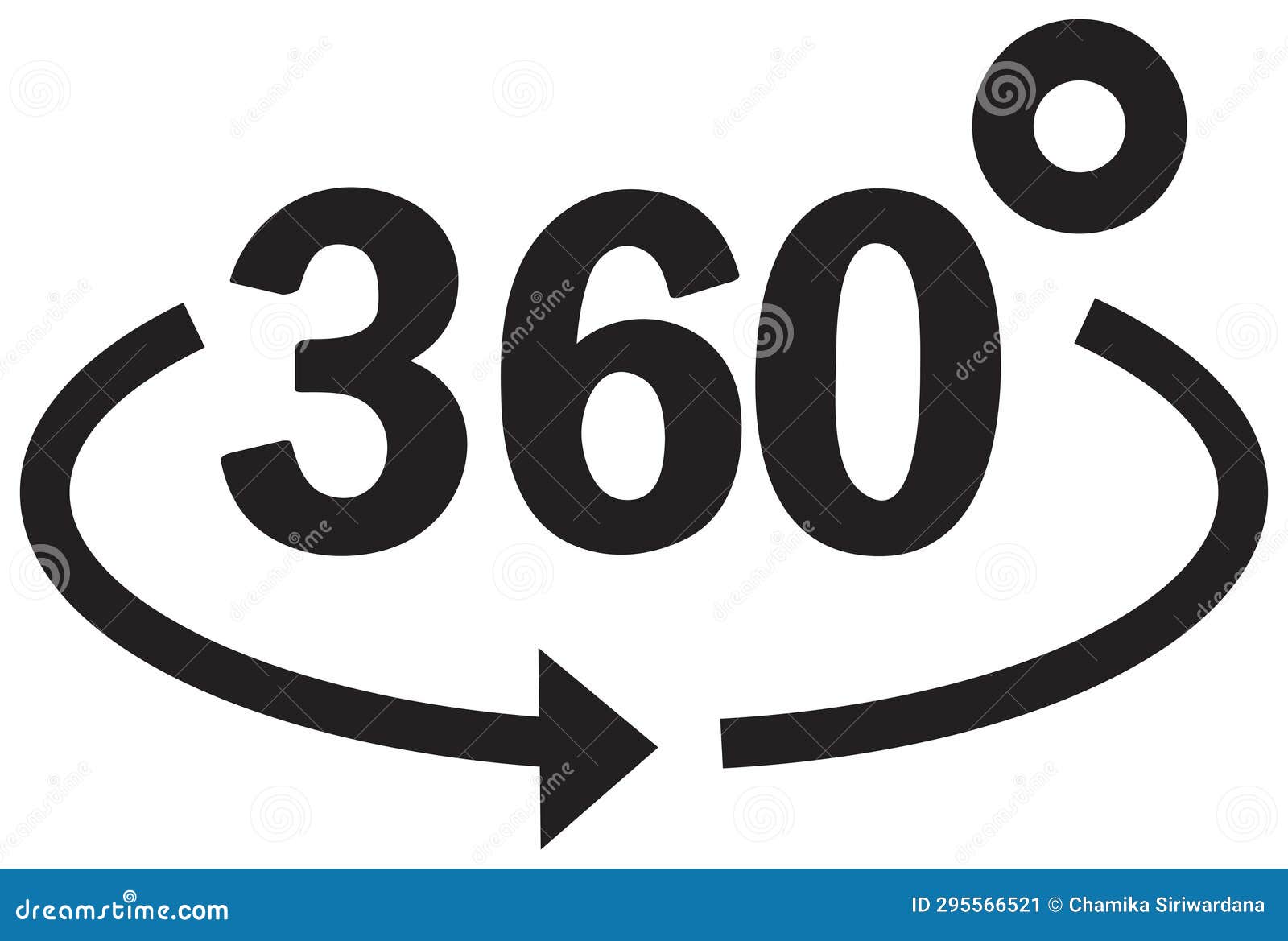360-degree views icon stock vector. Illustration of three - 295566521