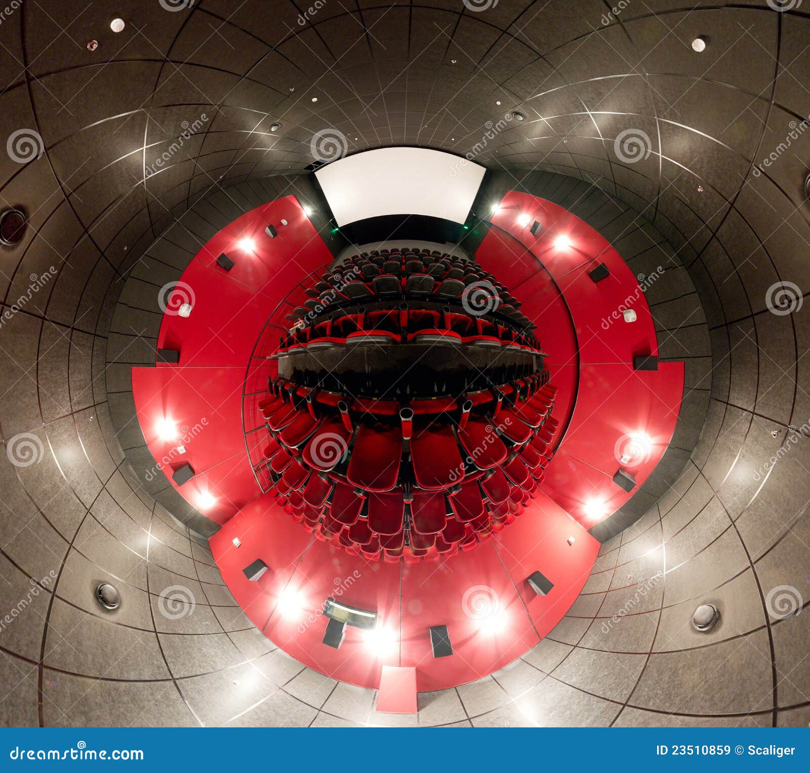 A 360 Degrees Panorama Of Cinema Hall Picture. Image: 23510859