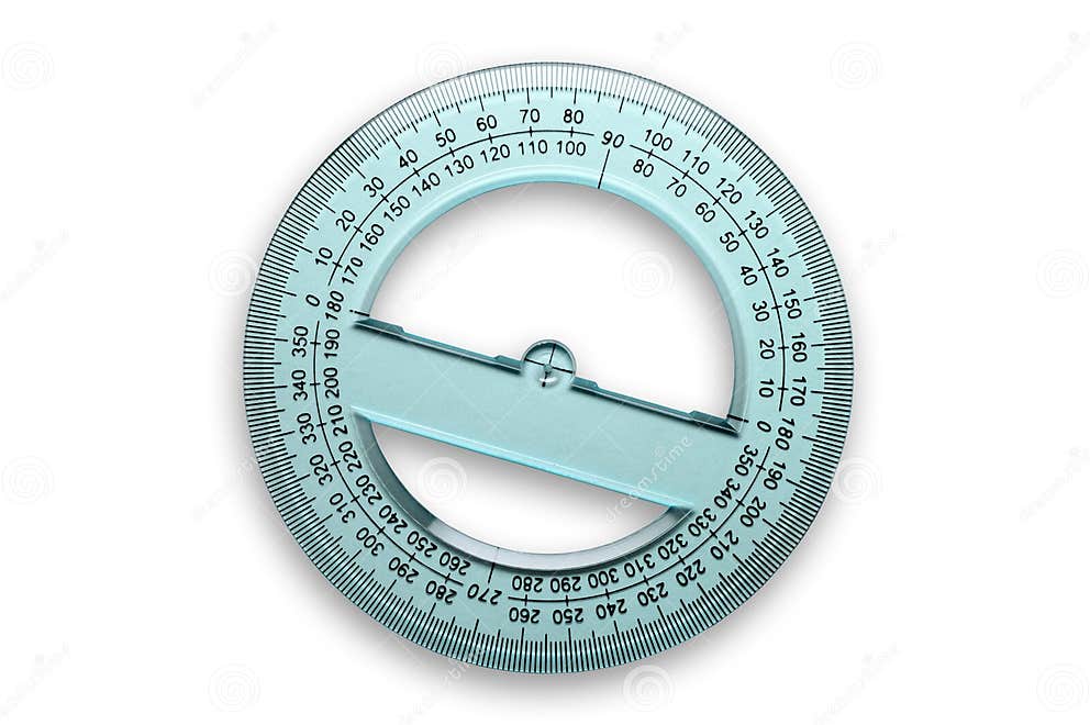 360 degrees protractor stock photo. Image of protractor - 4019912