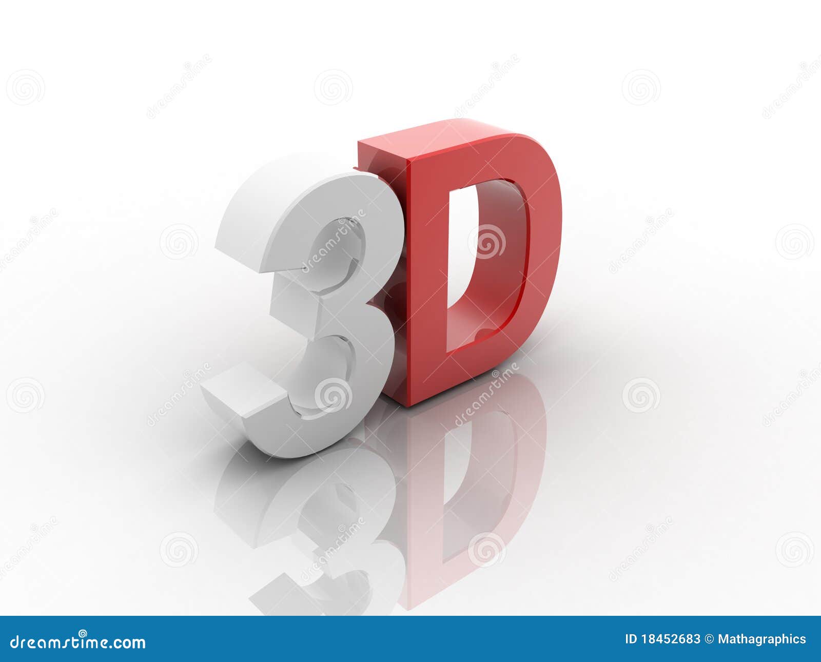 3d stock illustration. Illustration of front, fancy, solid - 18452683