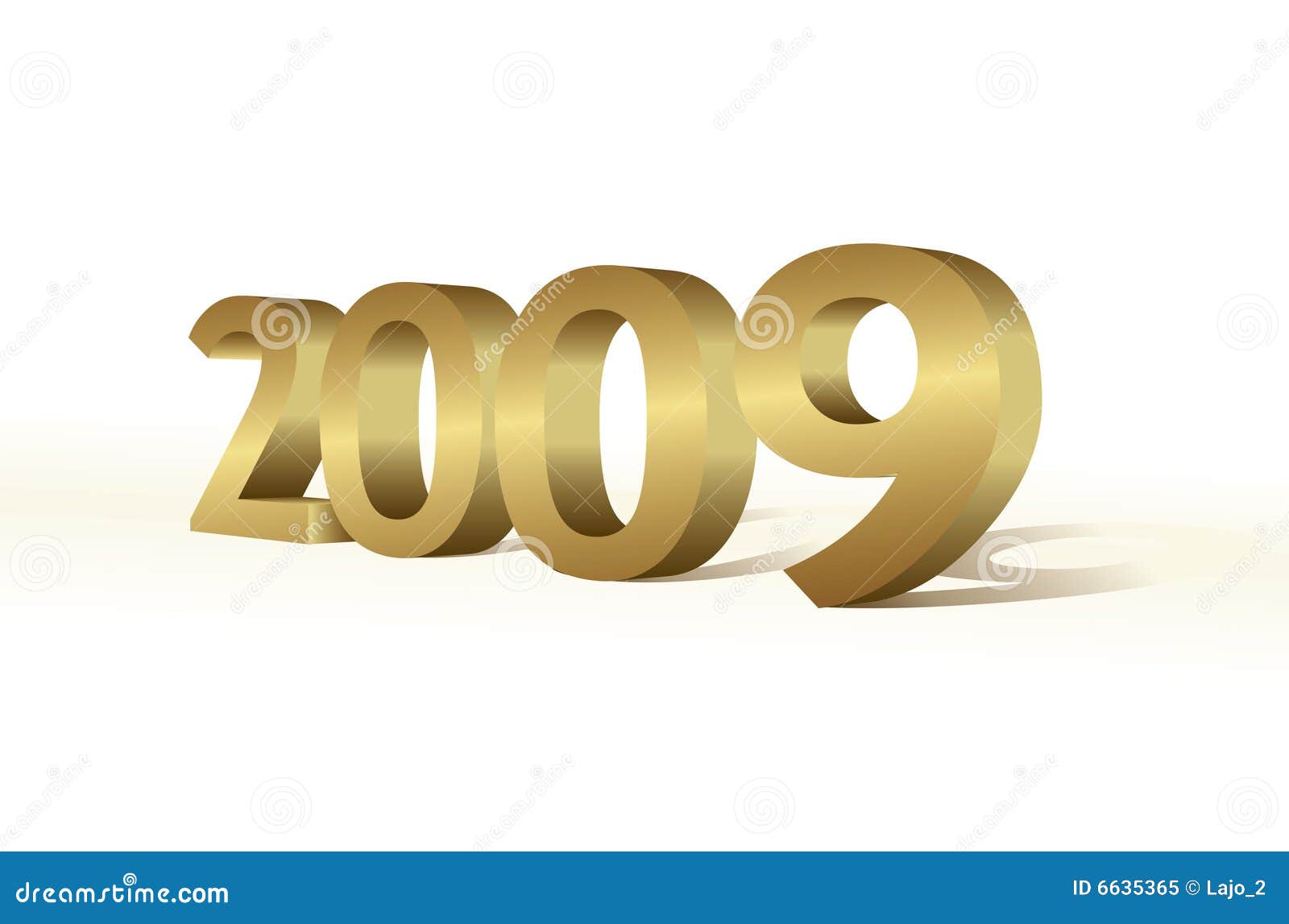 3d 2009 stock vector. Illustration of greetings, xmas - 6635365