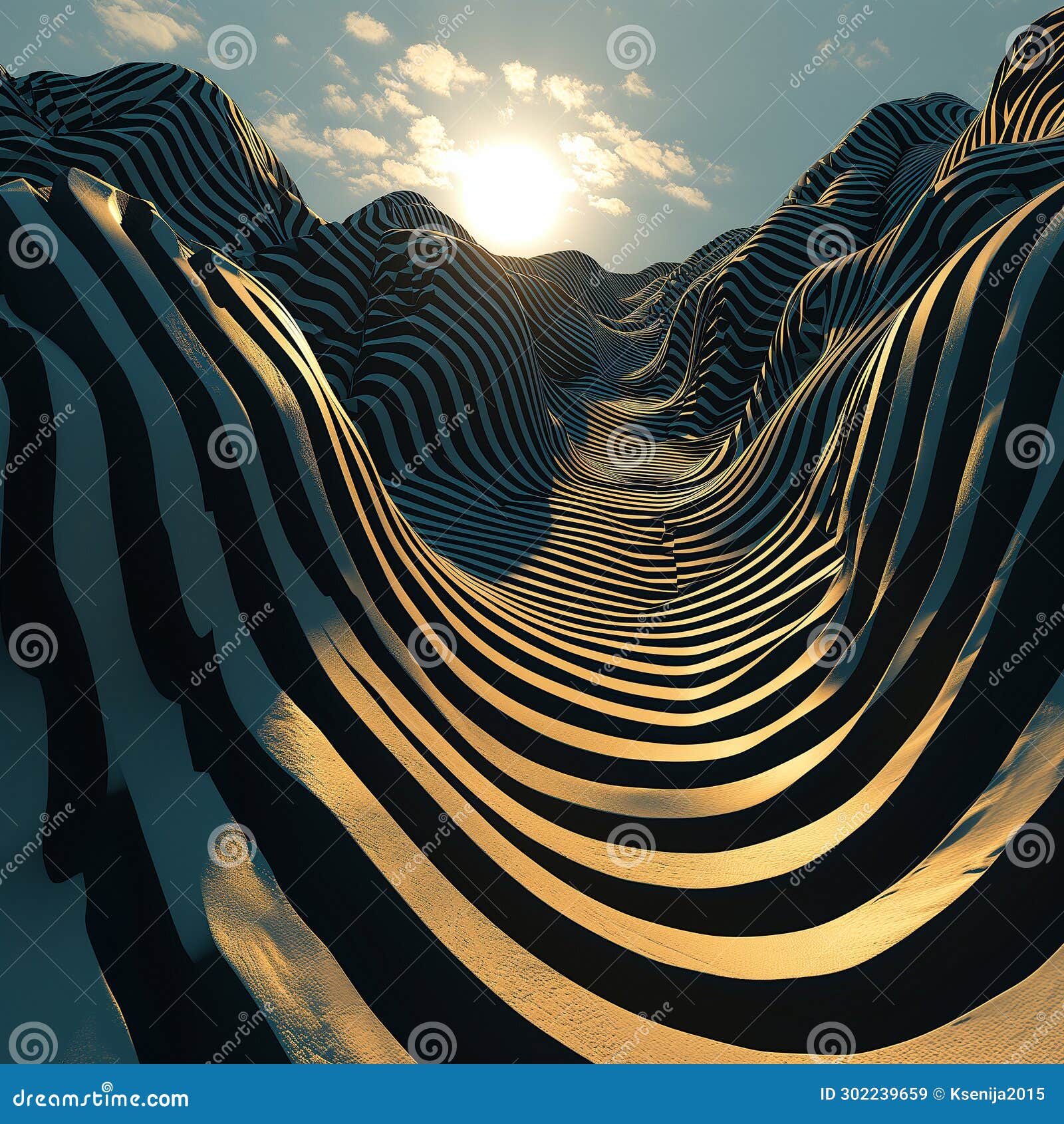 3d Abstrack Backround Geometry of a Plastic Shadow As a Line Stock ...