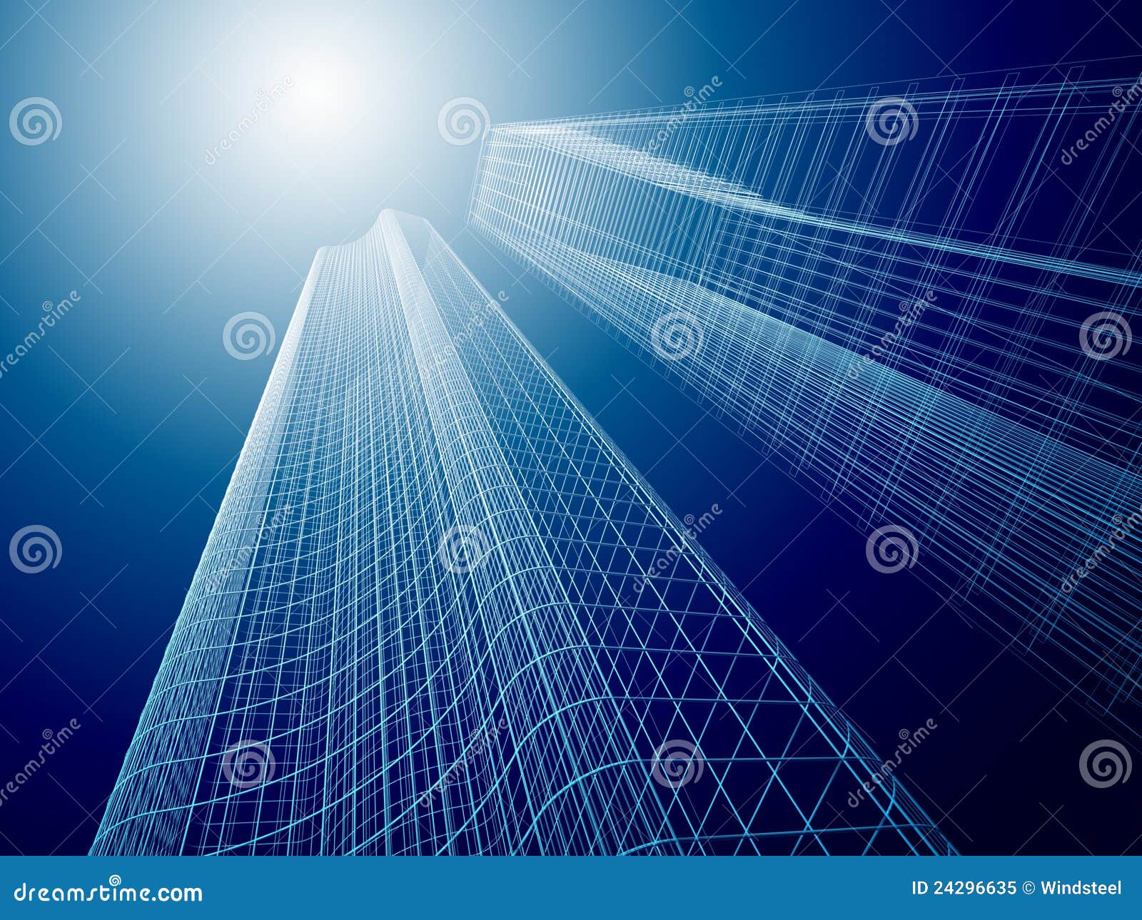 3d Abstract Architecture Stock Image | CartoonDealer.com #24296635