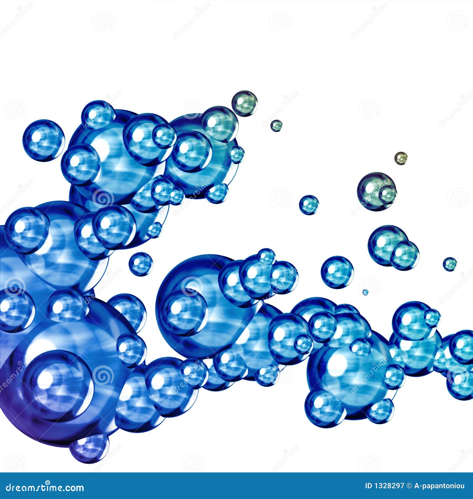 3D Abstract Background Bubbles Design Stock Illustration - Illustration ...