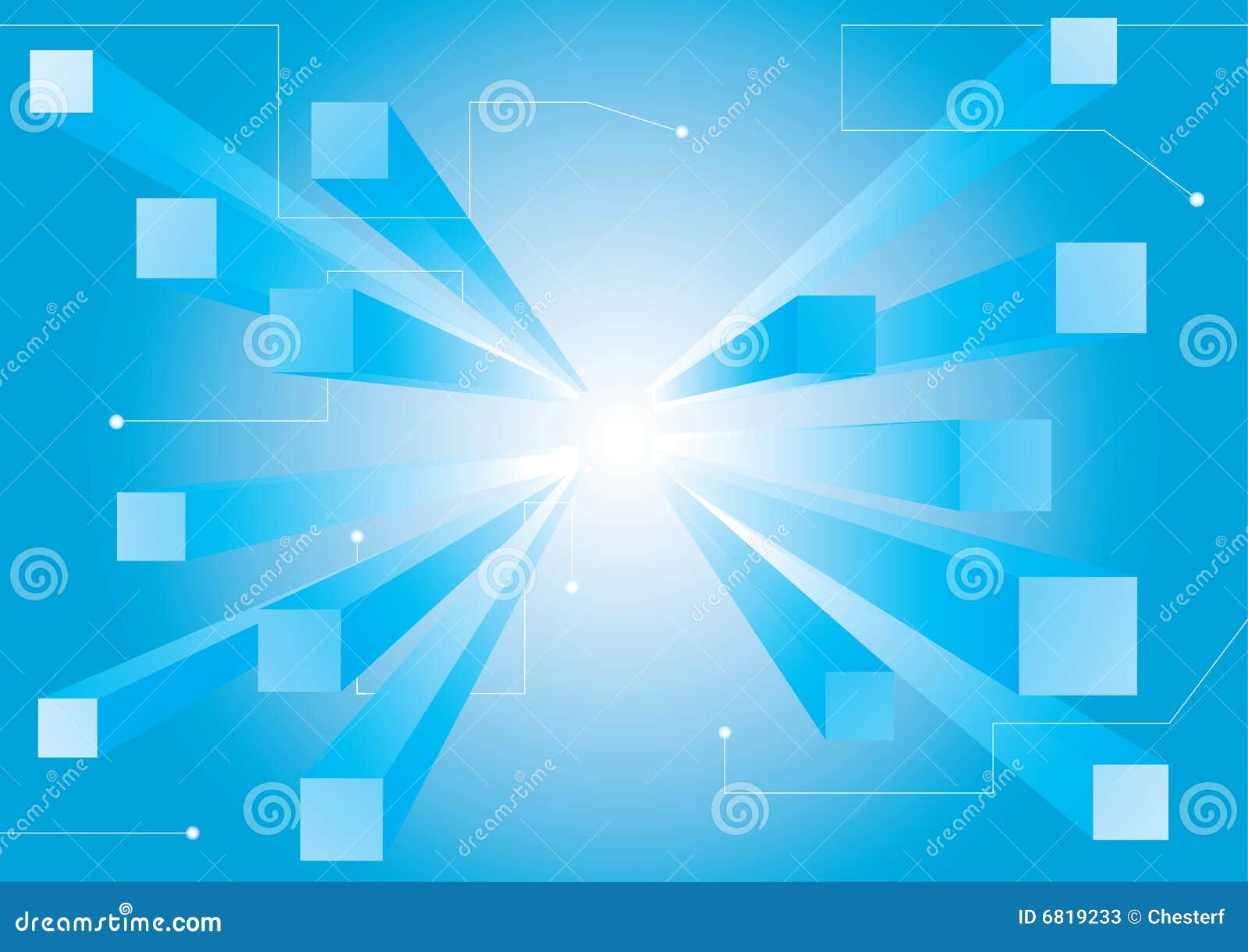 3d abstract blue wallpaper stock vector. Illustration of pattern - 6819233