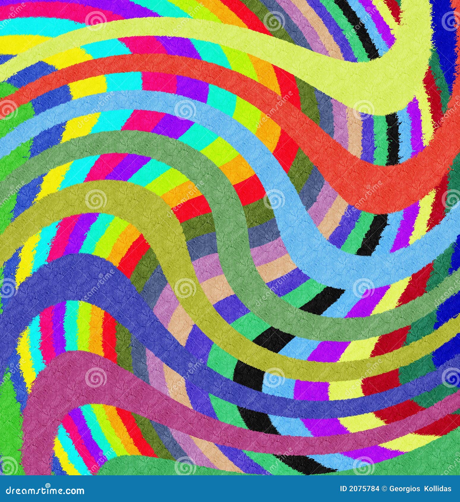 3D Abstract Colorfull Design Stock Illustration - Illustration of ...