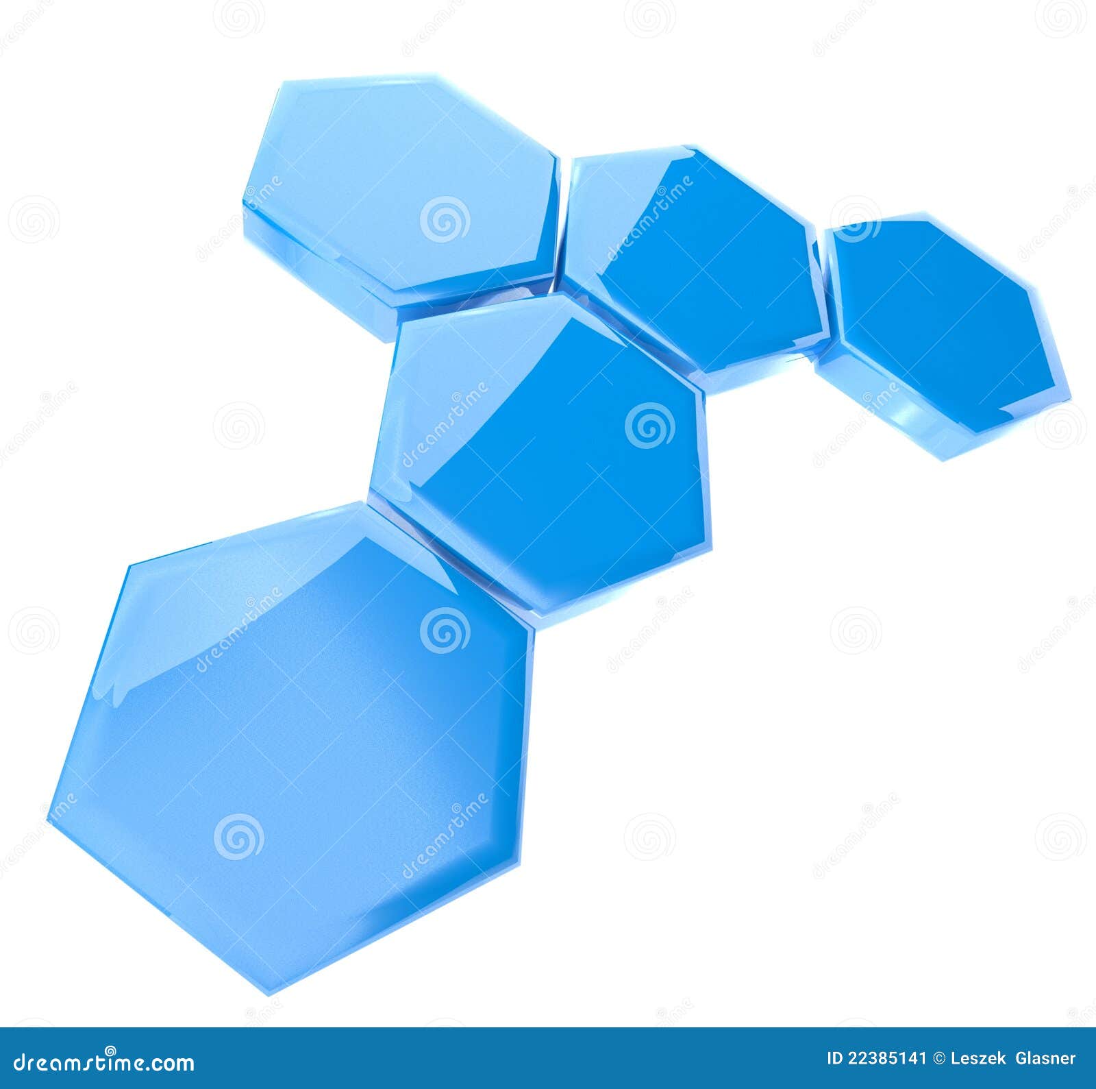 3d abstract hexagonal icon stock illustration. Illustration of hexagon ...