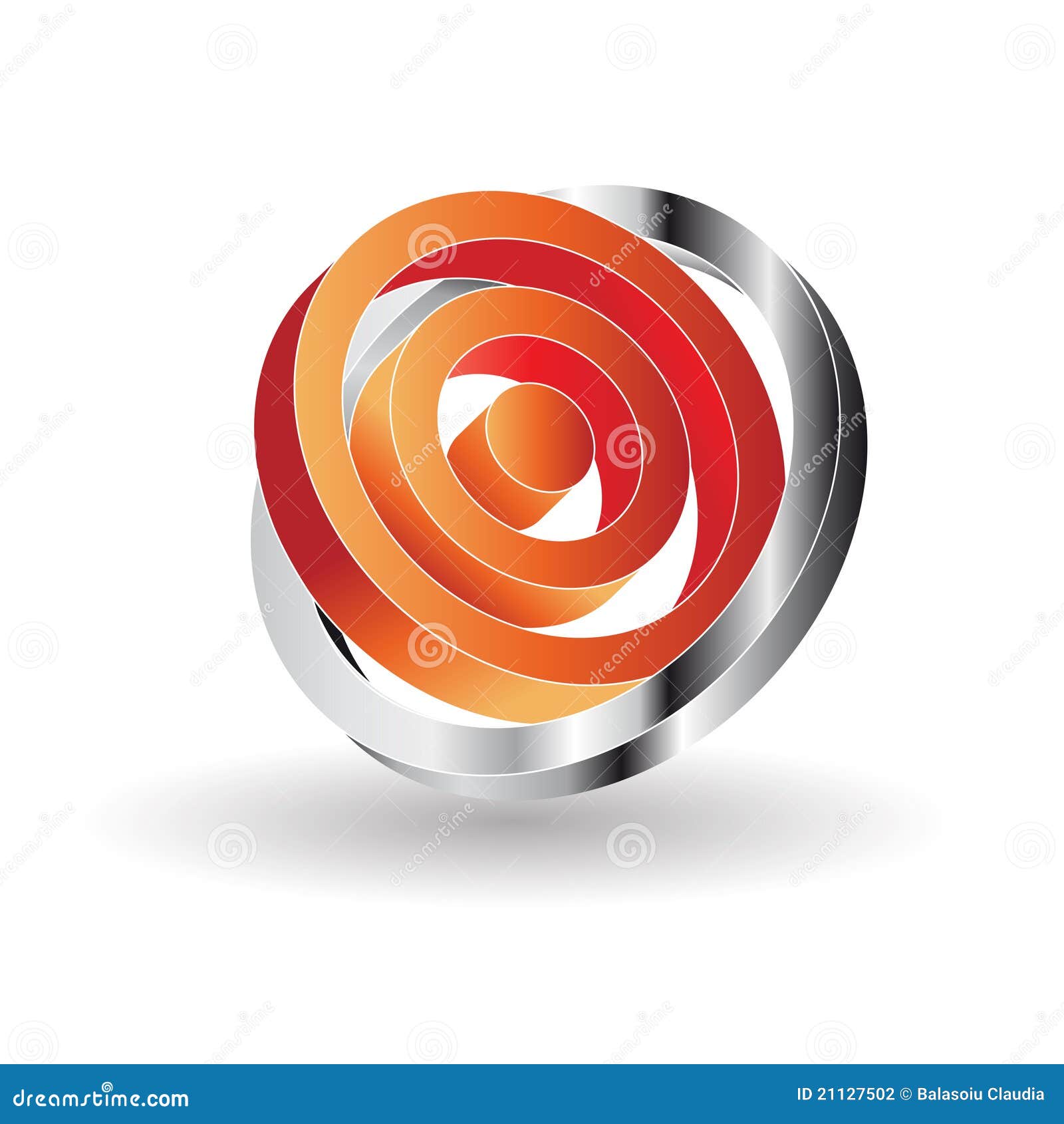 3d abstract logo stock illustration. Illustration of element - 21127502