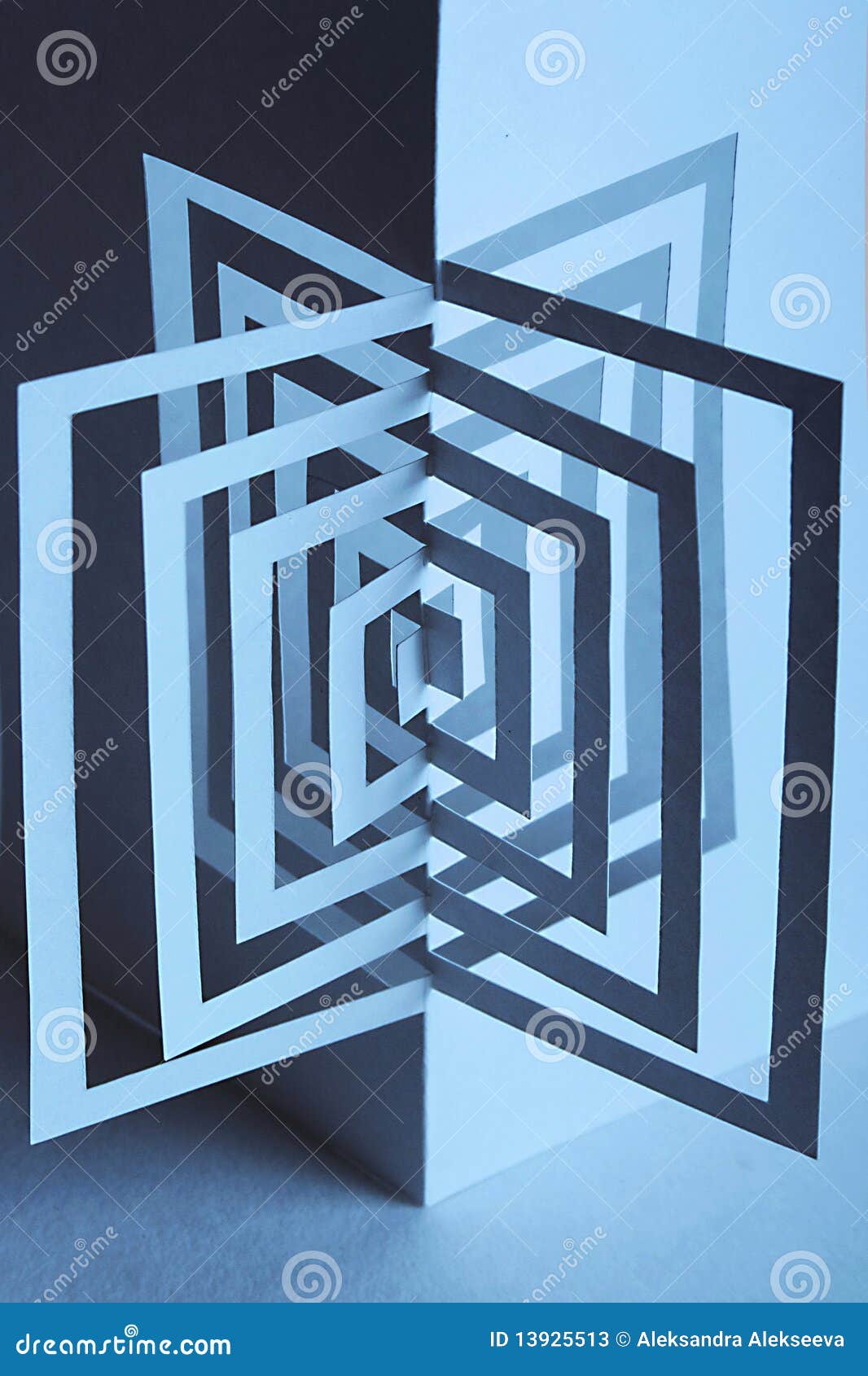 3d Abstract Paper Composition Stock Photos - Image: 13925513