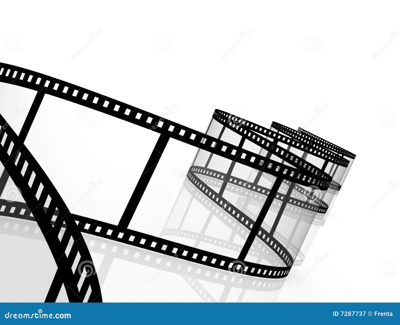 3d Abstract Photographic Film Stock Illustration - Illustration of ...