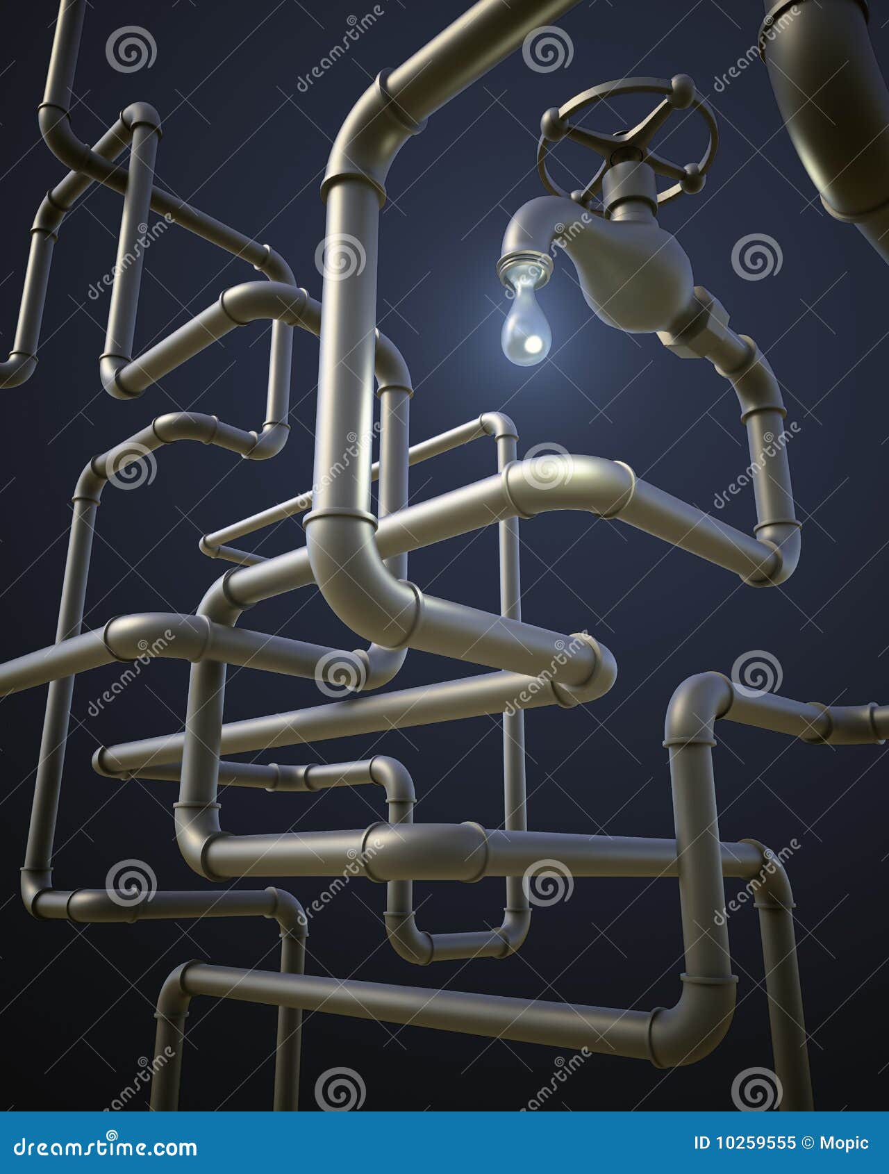 Abstract Pipes Illustration | CartoonDealer.com #37500801