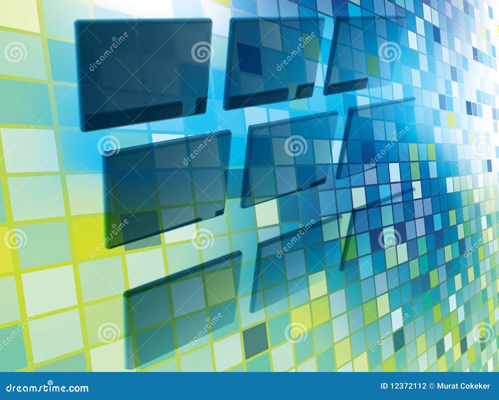 3D abstract shiny design stock illustration. Illustration of digital ...
