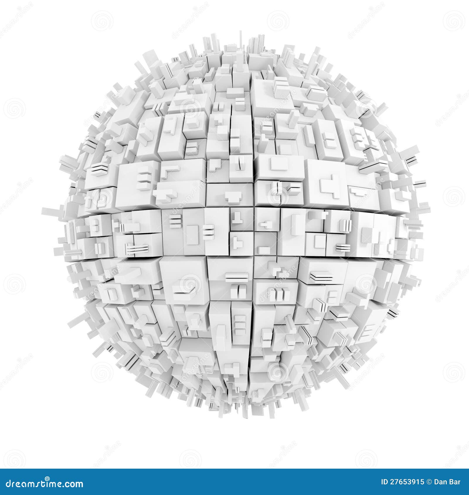 3d abstract sphere stock illustration. Illustration of beautiful - 27653915