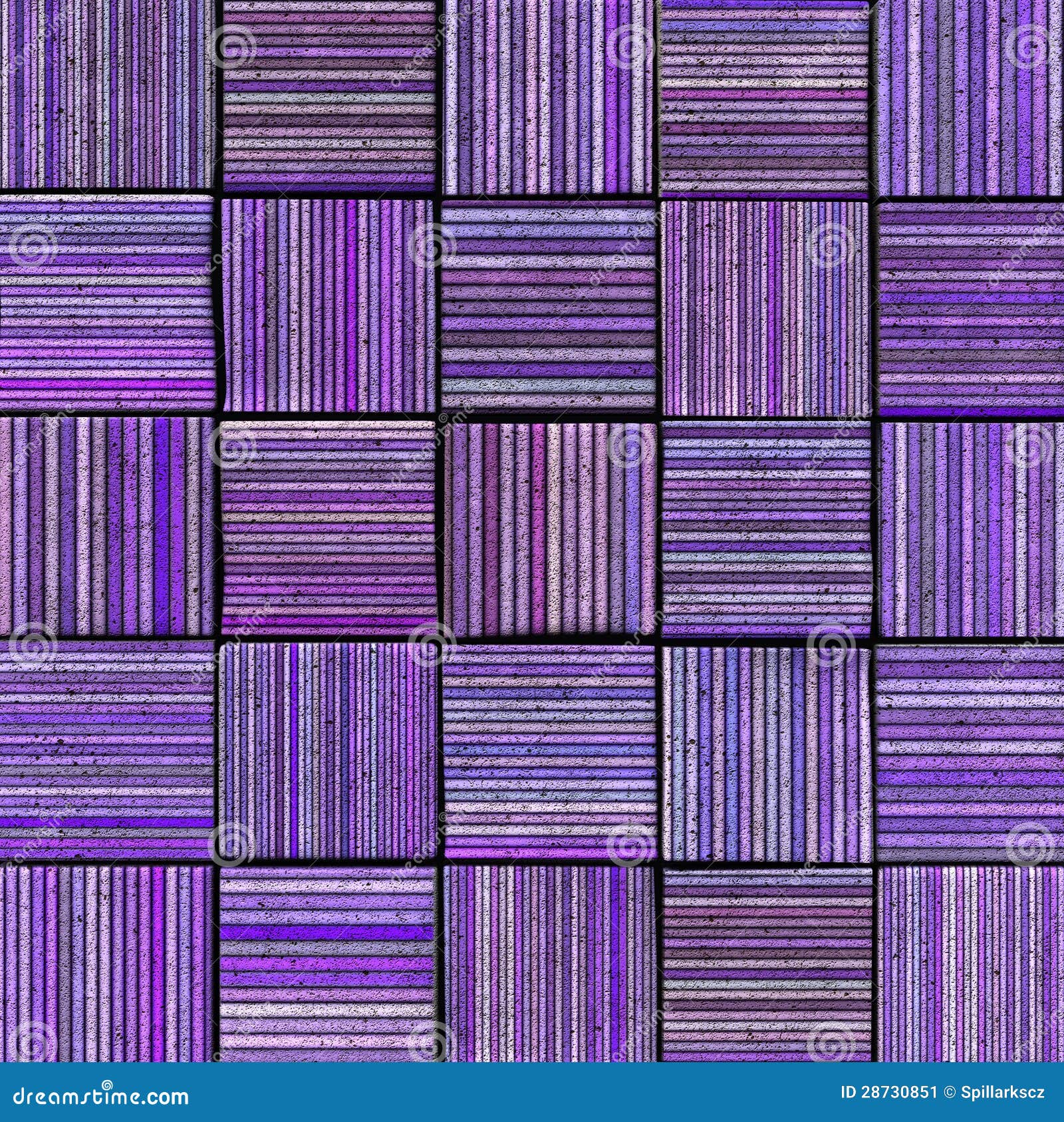 3d Abstract Striped Tile Backdrop in Purple Lavender Stock Image ...