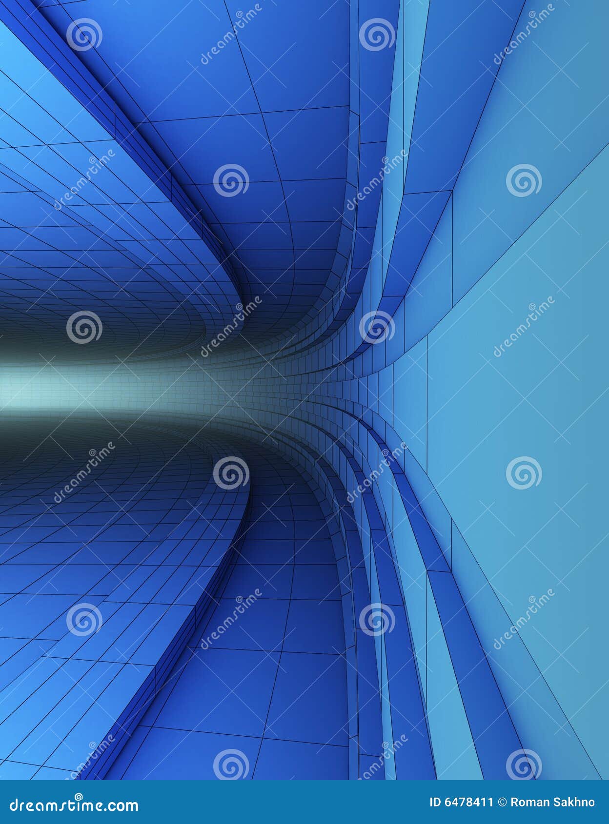 3d abstract structure stock illustration. Illustration of blue - 6478411