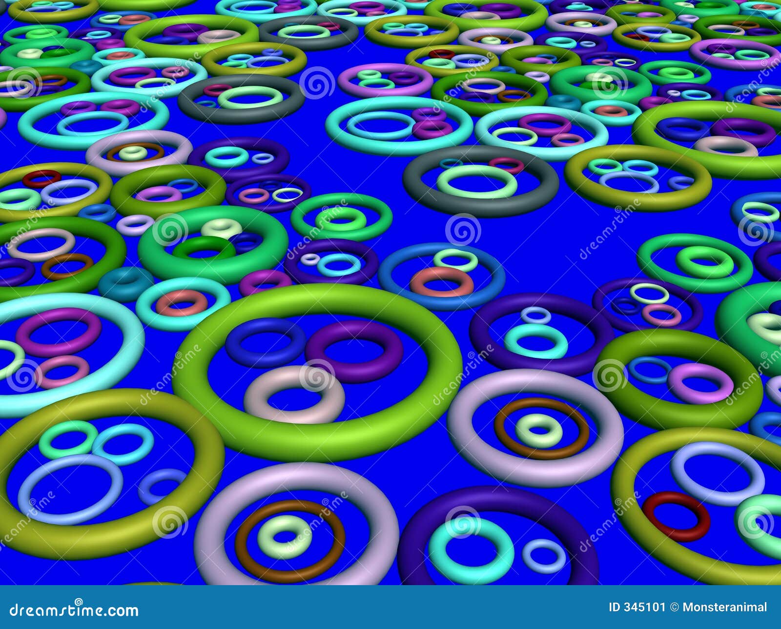 3D-abstract Ting Pattern(on Blue) Stock Illustration - Illustration of ...