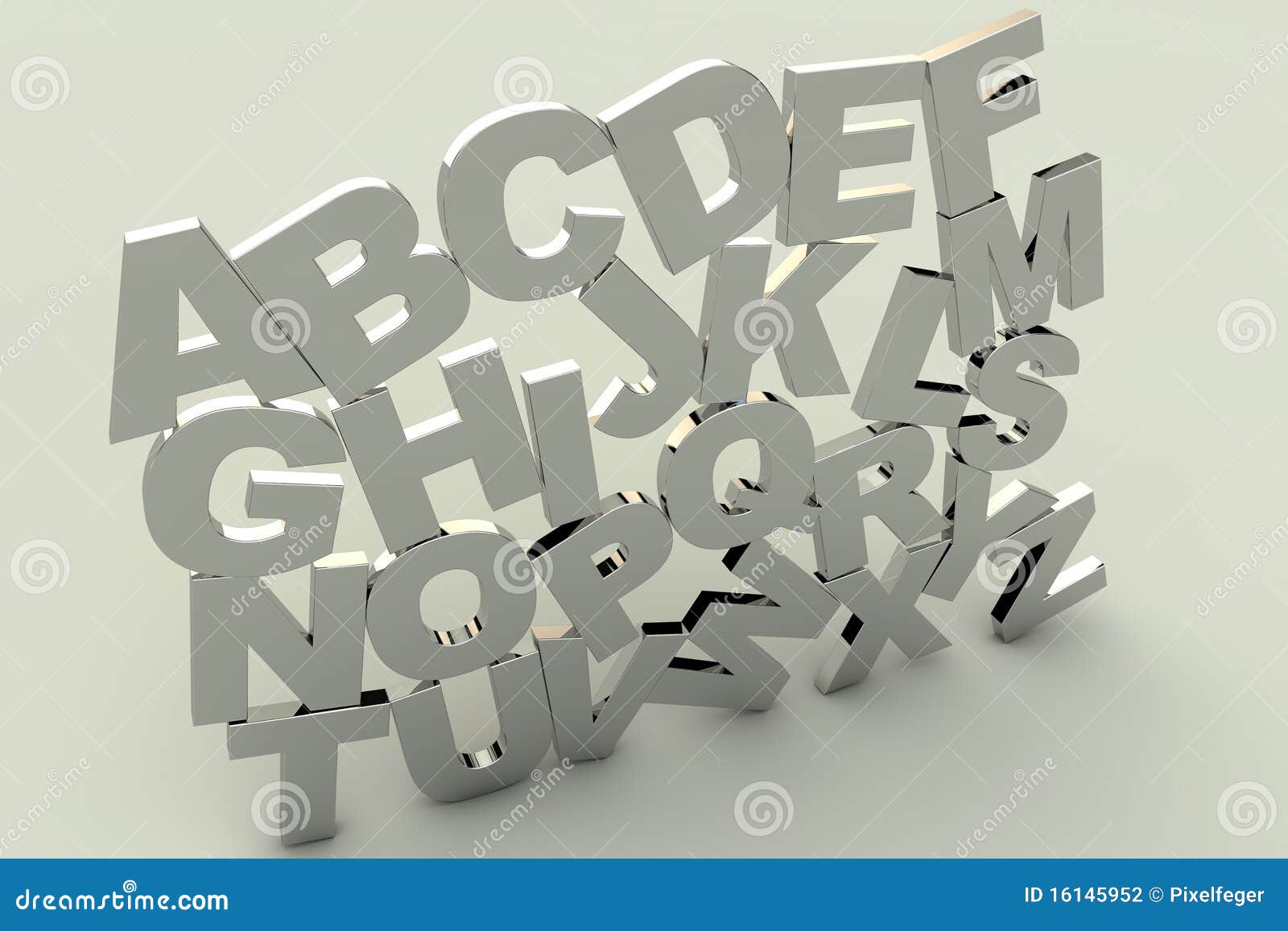 3d Alphabet stock illustration. Illustration of sign - 16145952