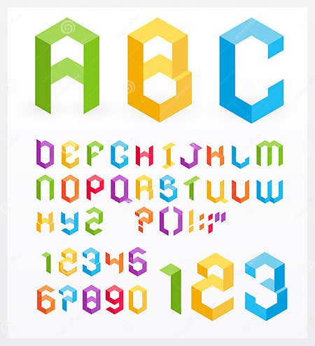 3D alphabet stock vector. Illustration of green, message - 19756720