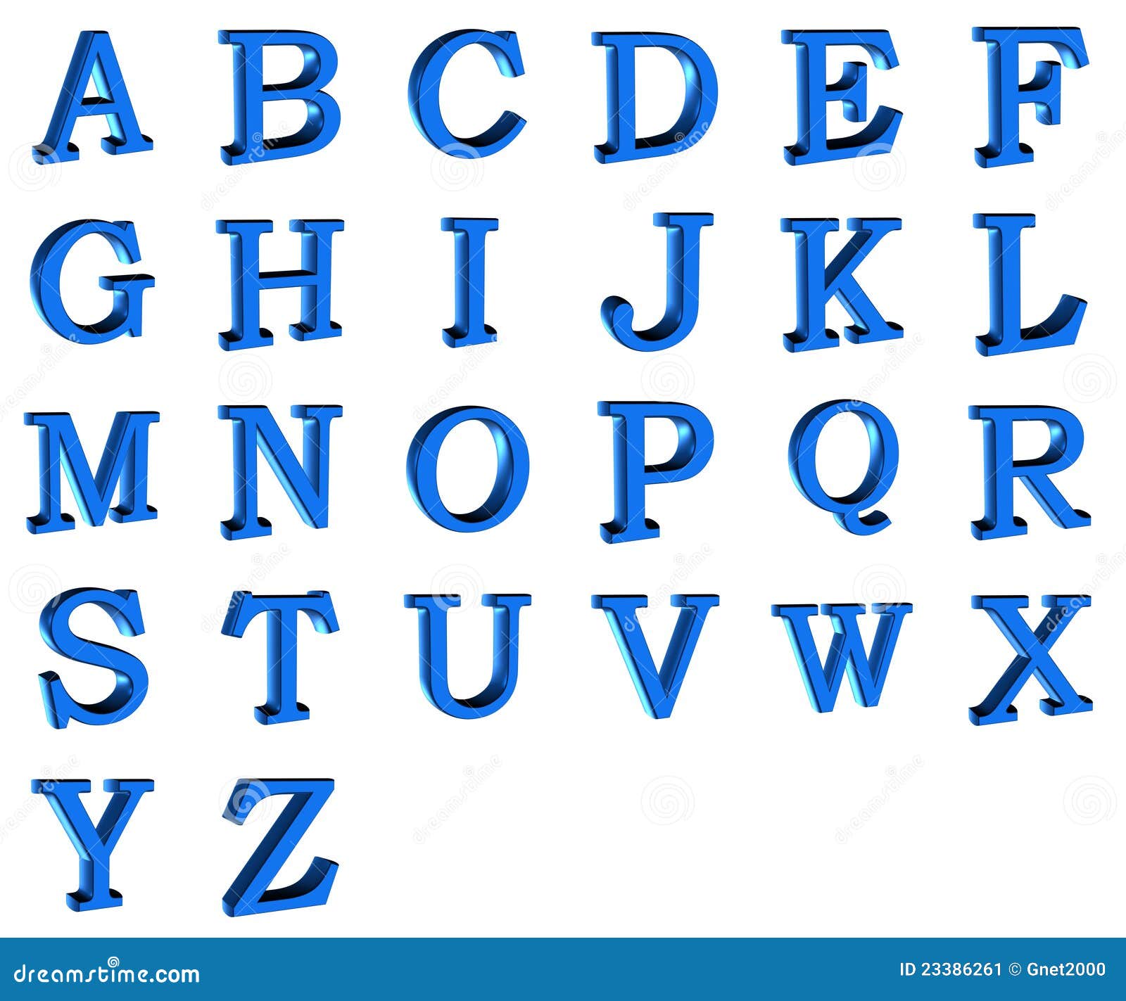 3d alphabet stock illustration. Illustration of color - 23386261