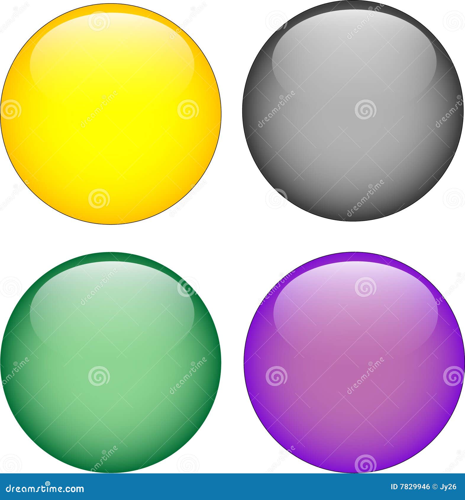 3d aqua button stock vector. Illustration of caramel, abstract - 7829946
