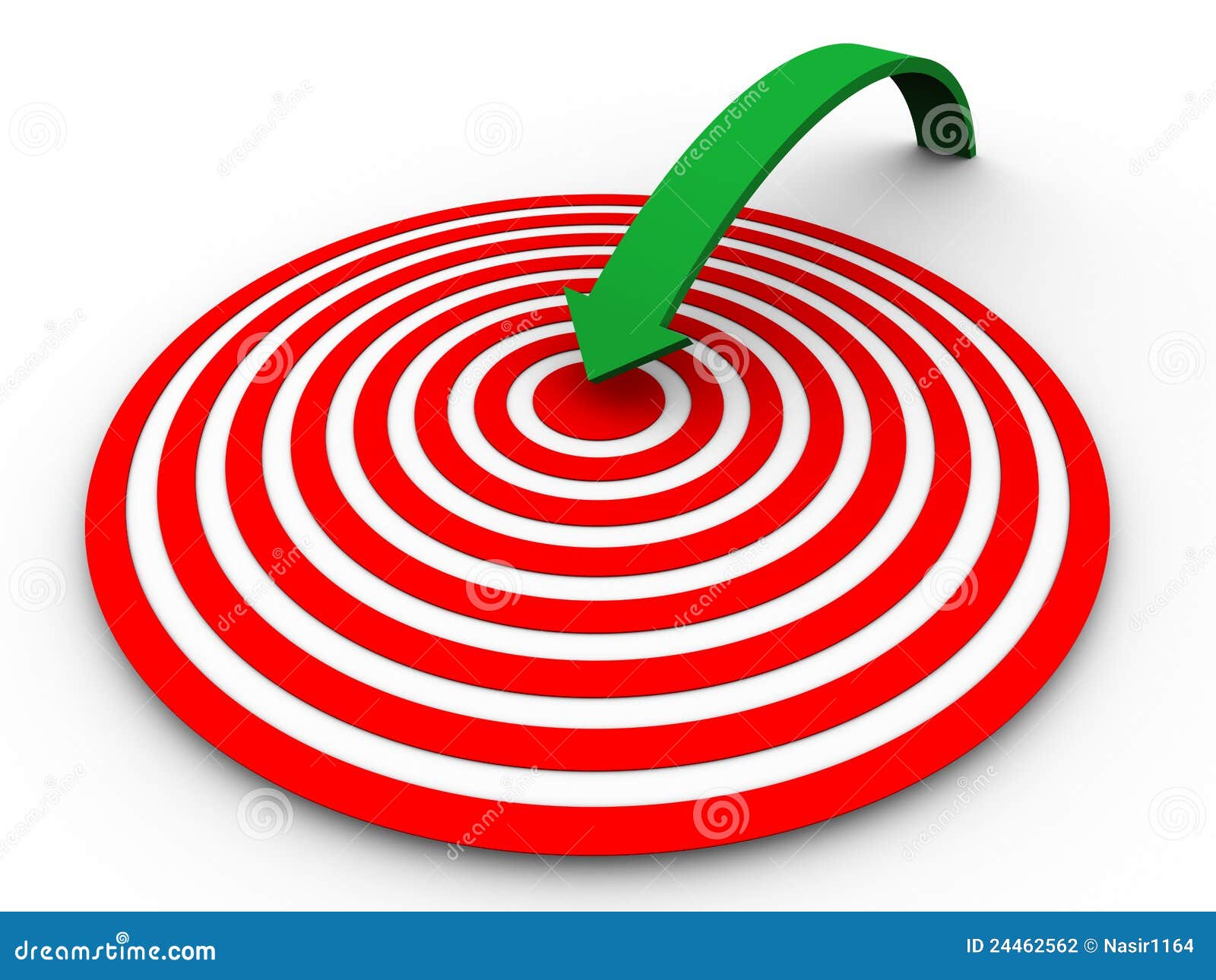 3d arrow jump stock illustration. Illustration of goal - 24462562