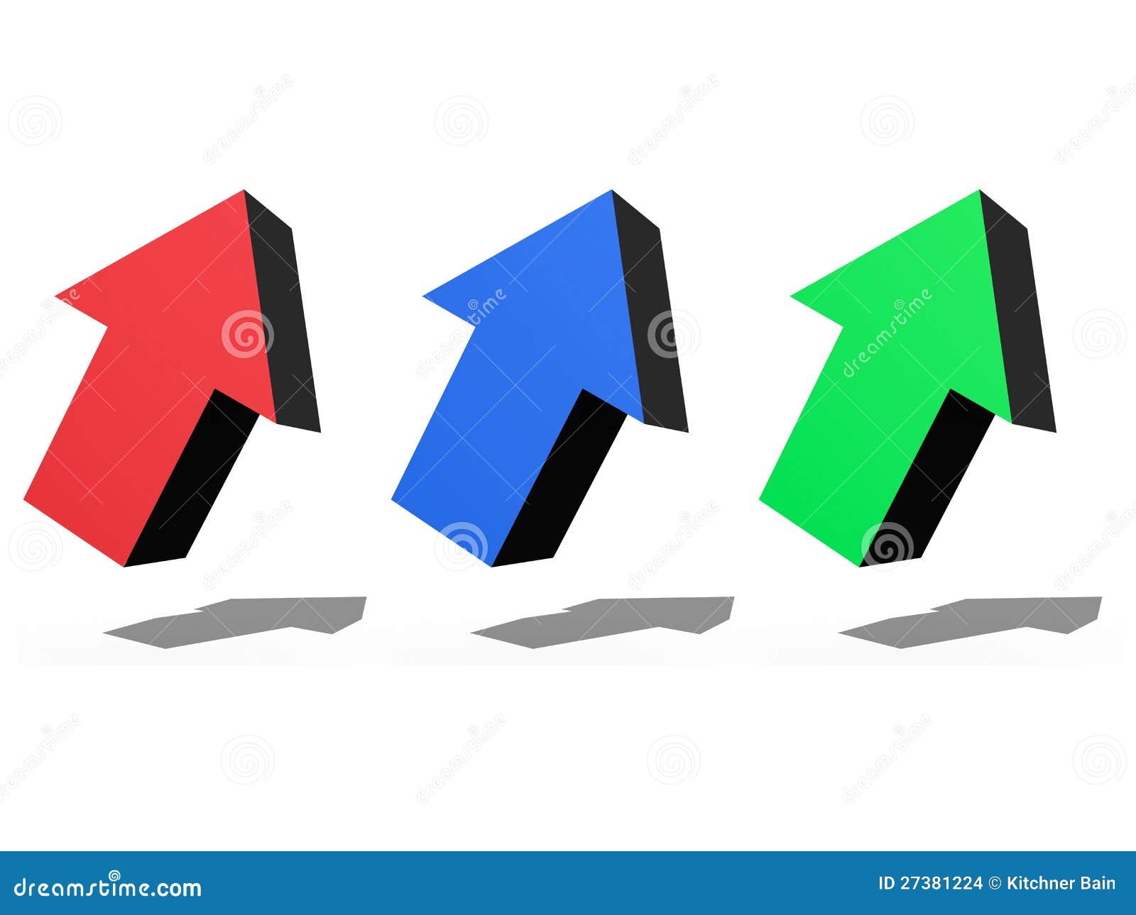 3D Arrow Sign stock illustration. Illustration of render - 27381224