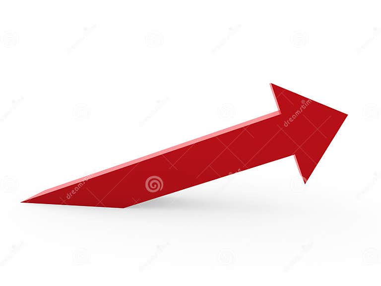 3d arrow up stock illustration. Illustration of communication - 20107561
