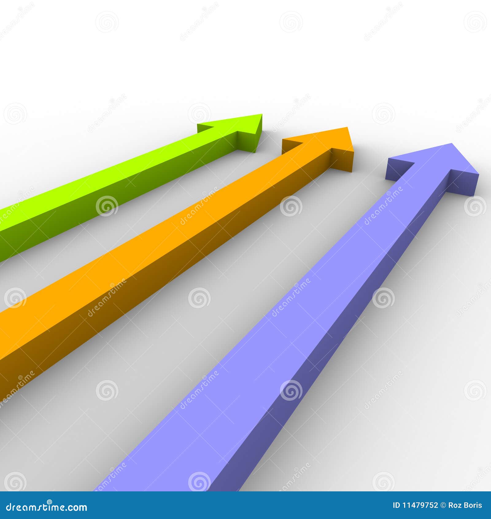 3D arrows stock illustration. Illustration of increase - 11479752