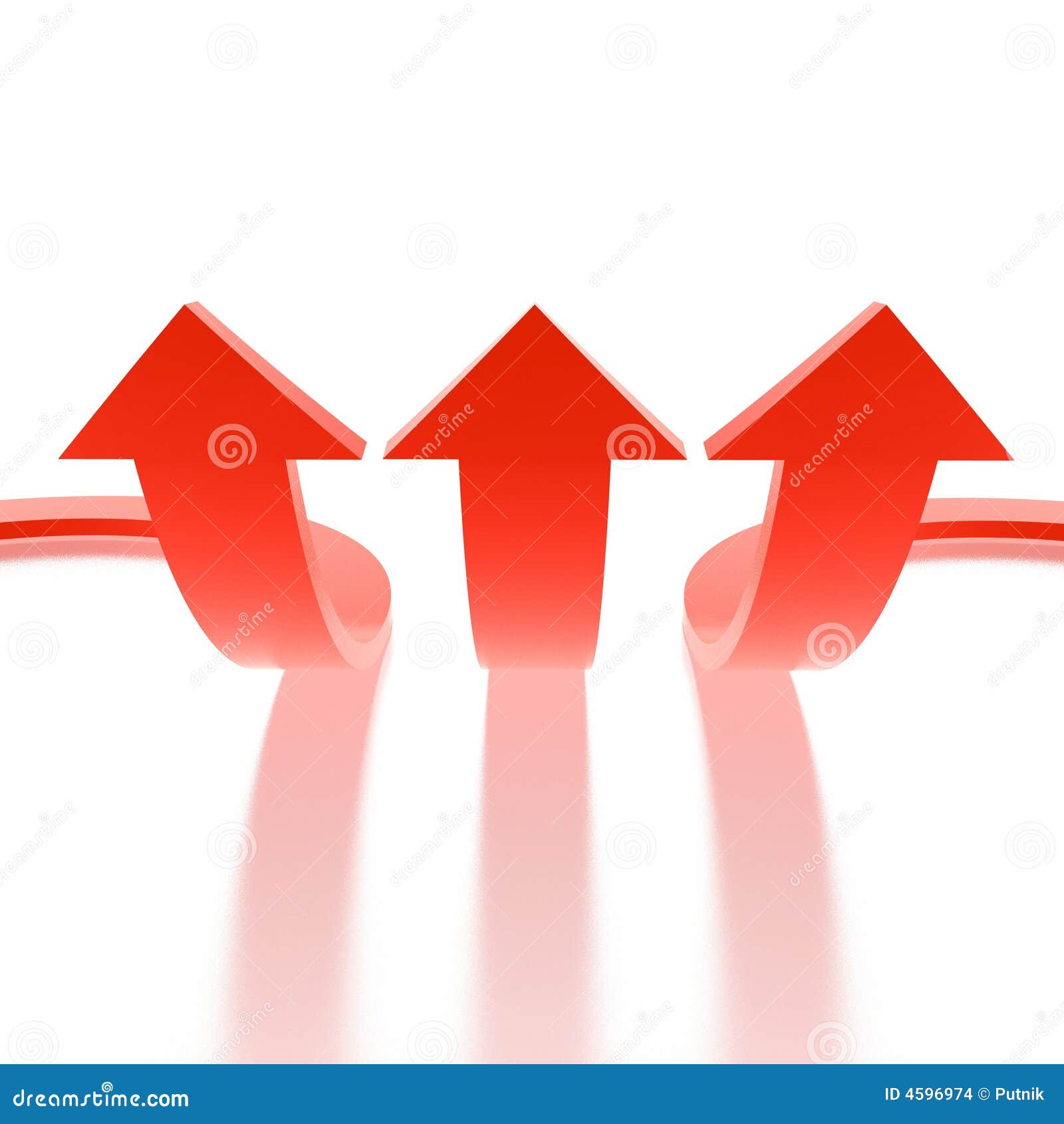 3D arrows stock illustration. Illustration of line, action - 4596974